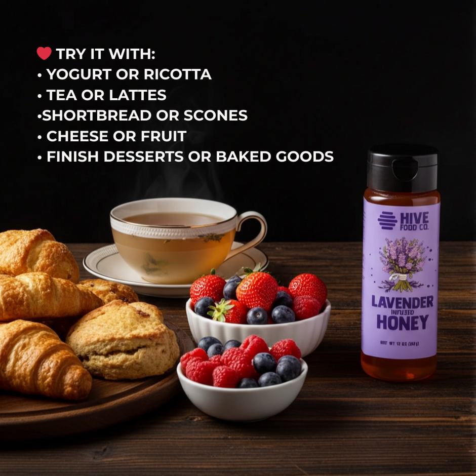 100% Pure Raw & Unfiltered Honey | HIVE Food Co. Premium Infused Honey