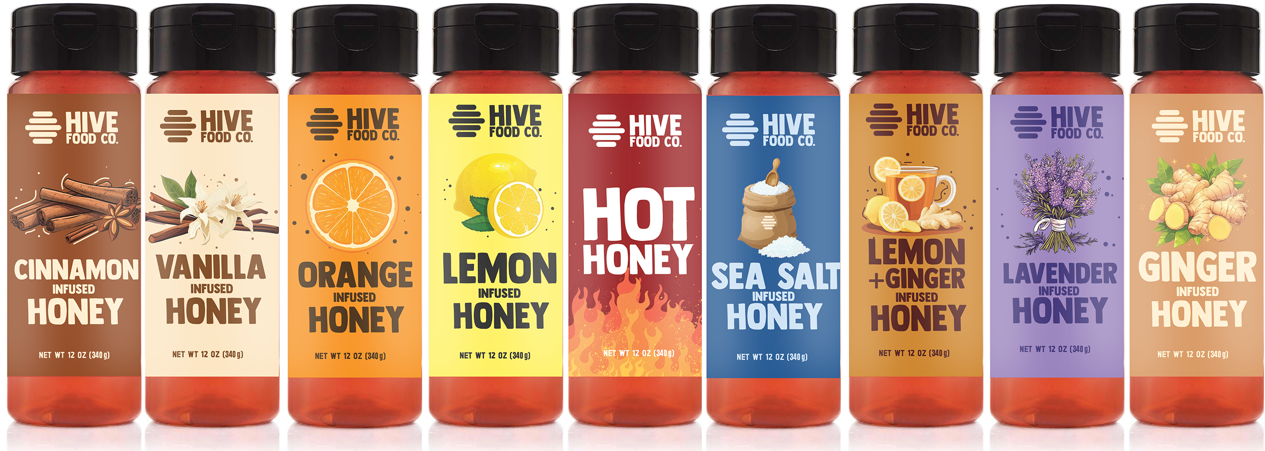 100% Pure Raw & Unfiltered Honey | HIVE Premium Infused Honey